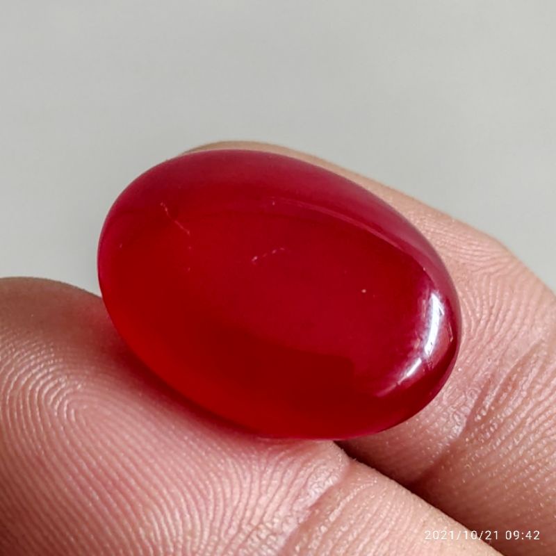 Jual batu akik merah fanfa cempaka raflesia red baron natural | Shopee ...