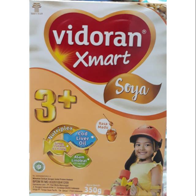 Jual Susu Vidoran Xmart Soya 3+madu 350 g | Shopee Indonesia
