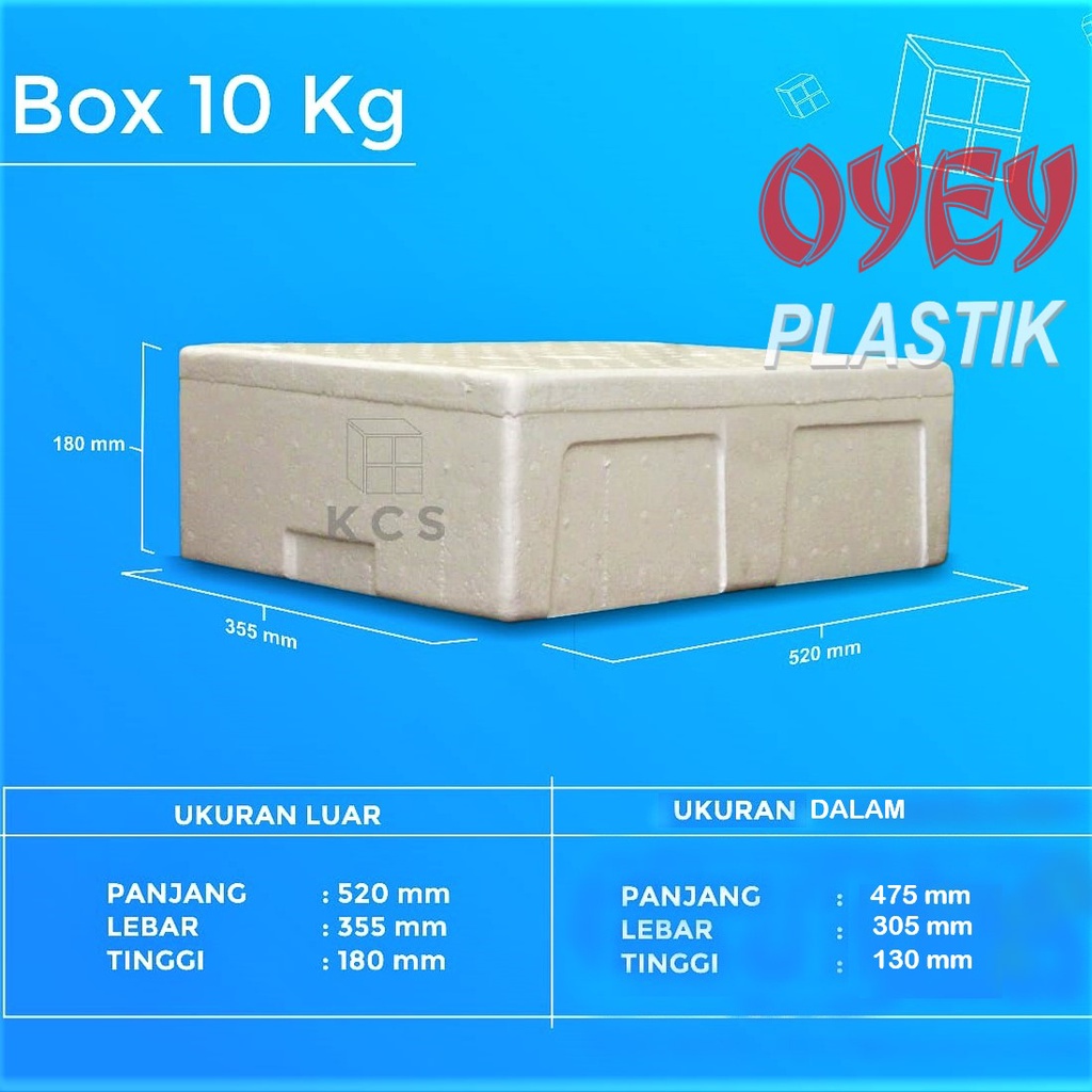Jual Styrofoam box 10 kg / Kotak Stereofoam Foam Sterofoam | Shopee Indonesia