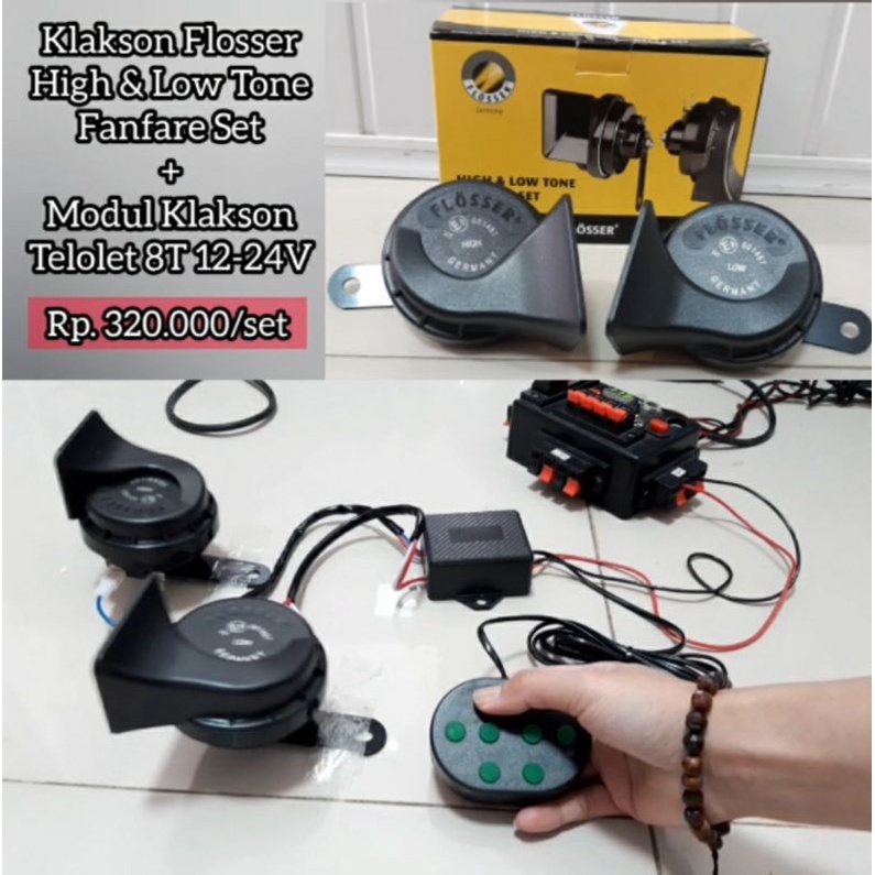 Jual KLAKSON KEONG + MODUL KLAKSON TELOLET 8T 1 SET | Shopee Indonesia
