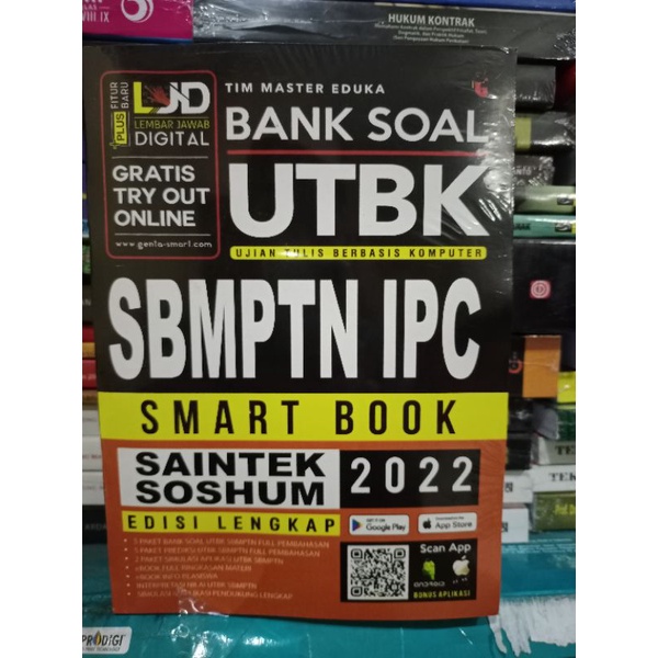 Jual Buku Bank Soal Utbk Sbmptn Ipc Saintek Soshum 2022 Shopee Indonesia