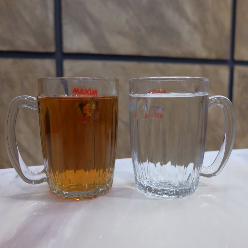 Jual MAXIM/ GELAS GAGANG TEH / MVC 12 T | Shopee Indonesia