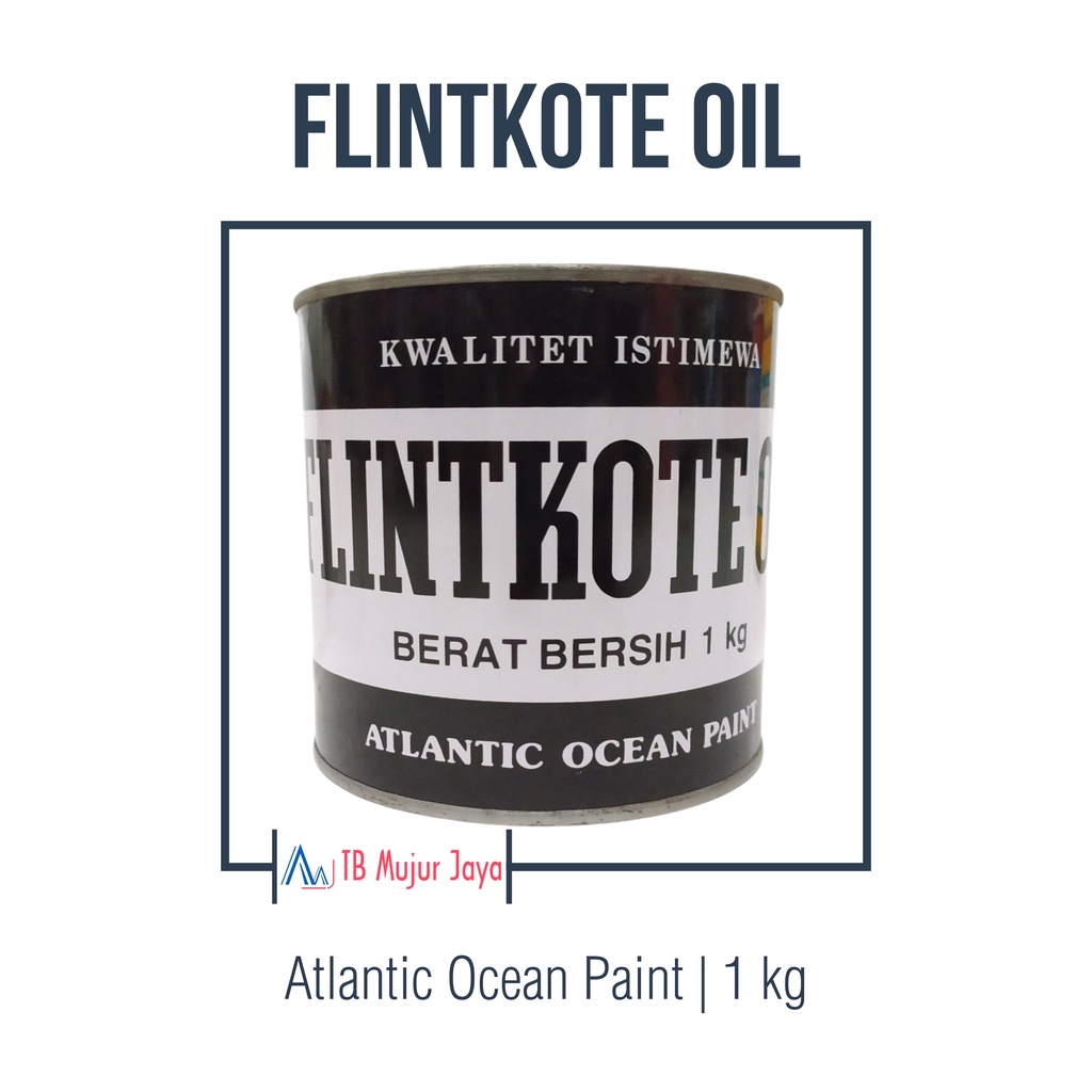 Jual Flintkote Oil Atlantic Ocean Paint 1 kg | Shopee Indonesia