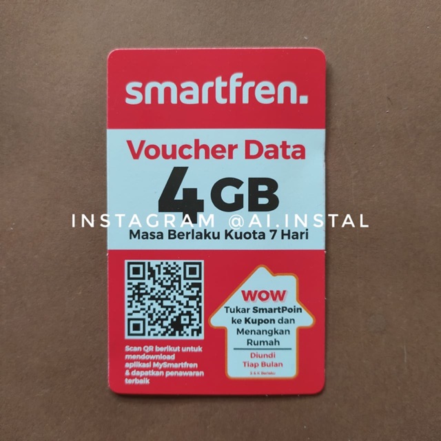 Jual Voucher Smartfren 4GB Nasional | Shopee Indonesia