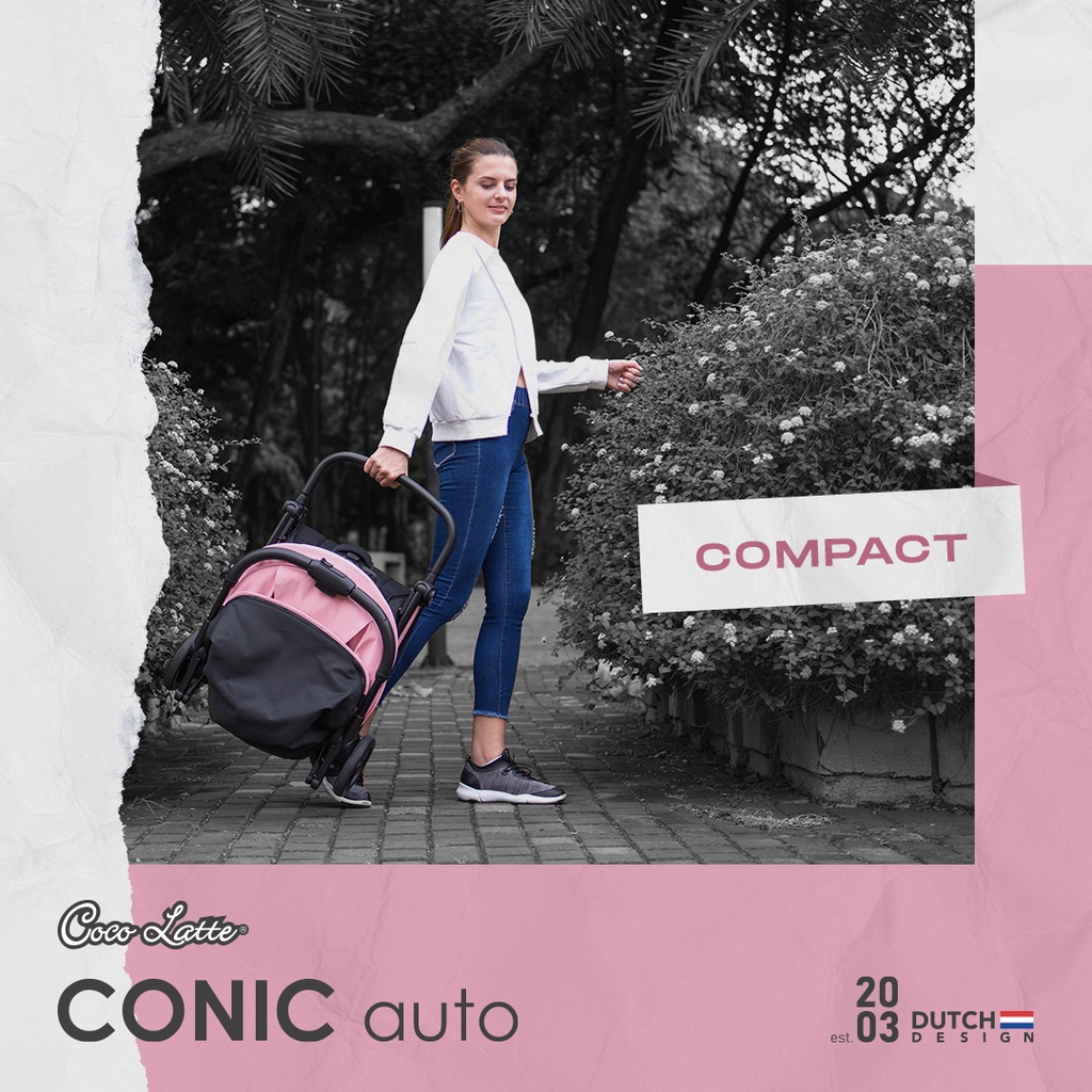 Jual COCOLATTE Conic Auto Stroller | Shopee Indonesia