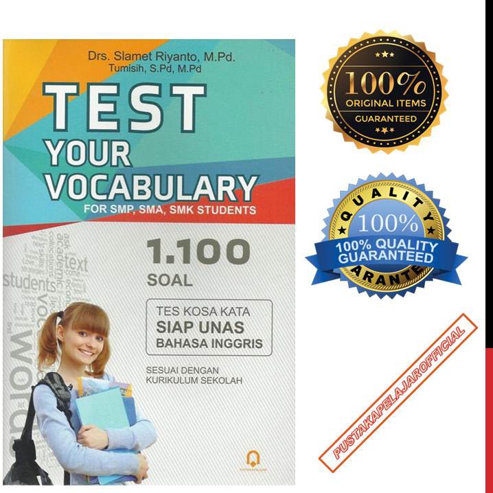 Jual BUKU ORIGINAL TEST YOUR VOCABULARY / SLAMET RIYANTO / PUSTAKA ...