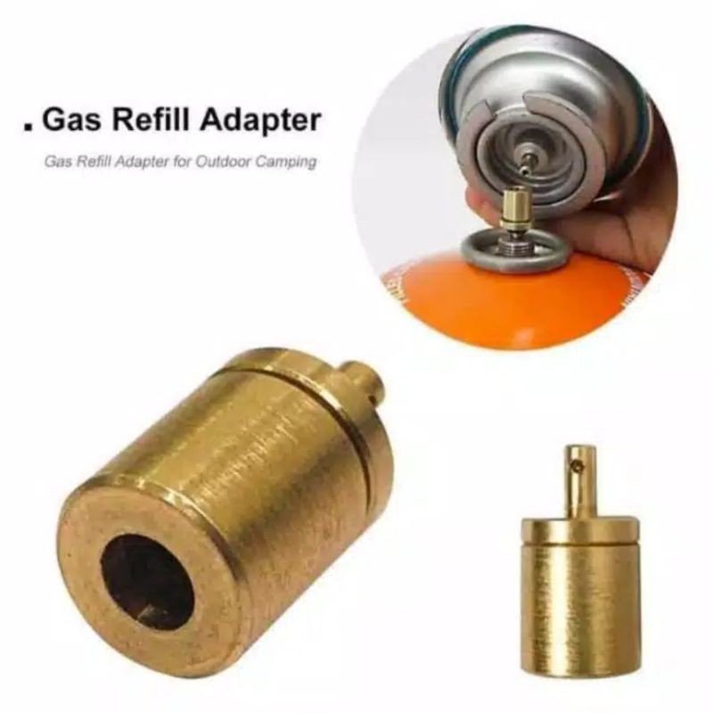 Jual gas refill adaptor adapter ulir tabung canister kompor stove ...