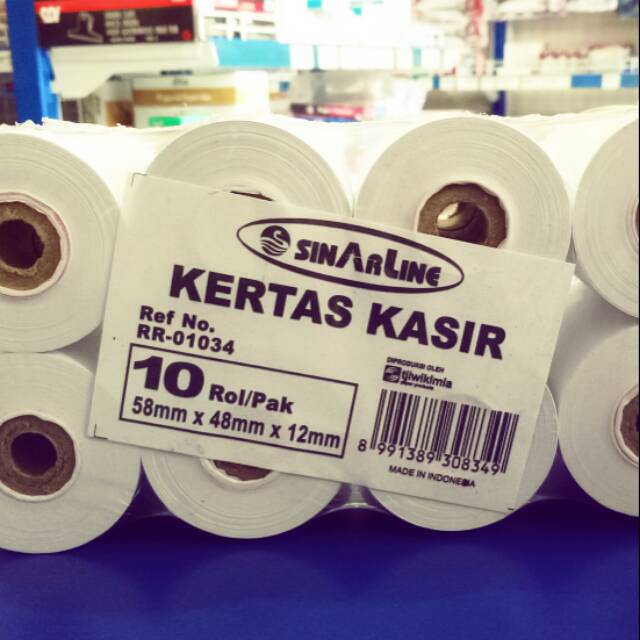 Jual Kertas Struk Kasir 58x48 mm paperline | Shopee Indonesia