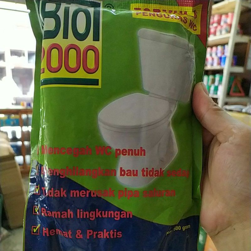 Jual KURAS WC TOILET KLOSET 'BIO 2000' isi 500 gram grm gr (Mampu ...