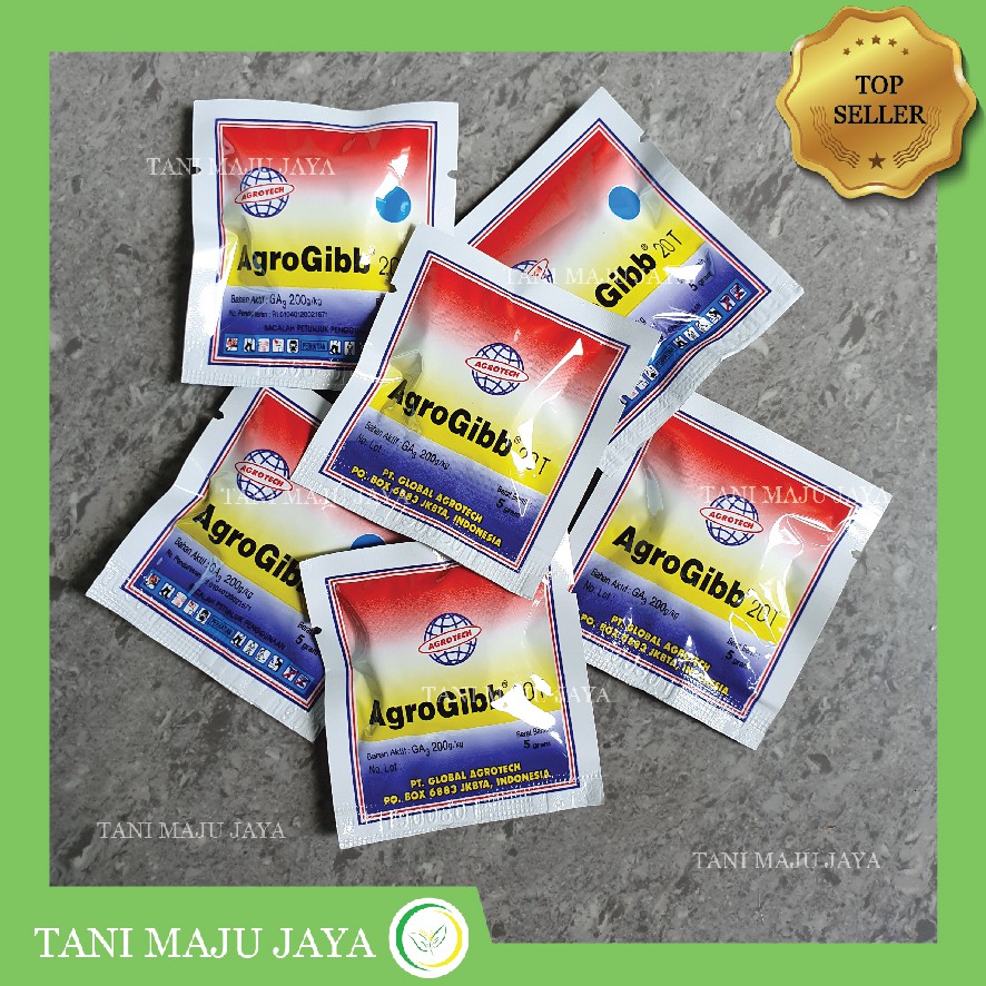 Jual Pupuk ZPT Agrogibb 20T 5 gram Tablet GA3 Giberelin Acid ZPT Asam ...
