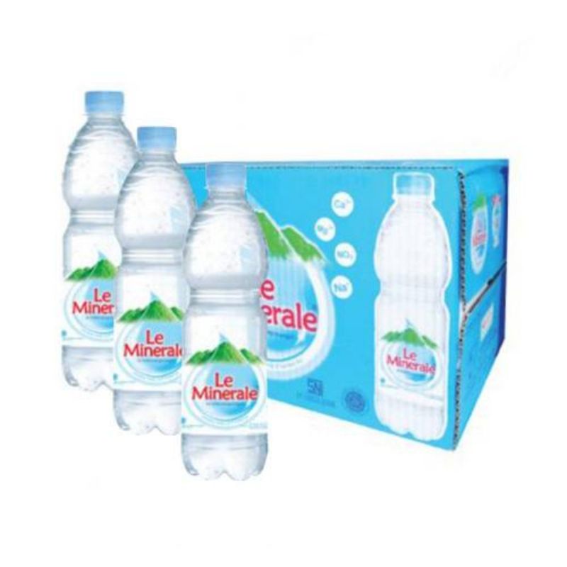 Jual LE MINERALE AIR MINERAL 600 ML ISI 24 BOTOL PER DUS | Shopee Indonesia
