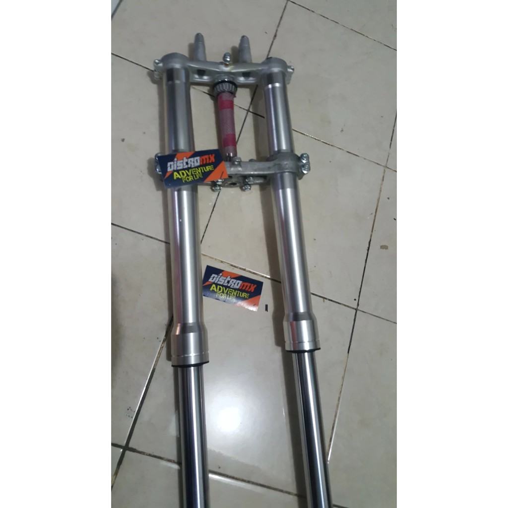 Jual USD KX SHOCKBREAKER DEPAN KX 85 Thailand Silver Gold pnp klx 150 ...