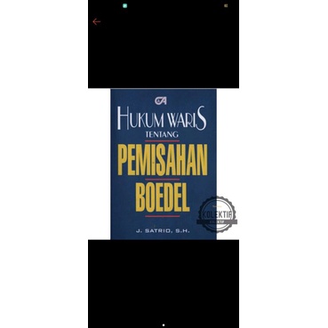 Jual Hukum Waris Tentang Pemisahan Boedel | Shopee Indonesia