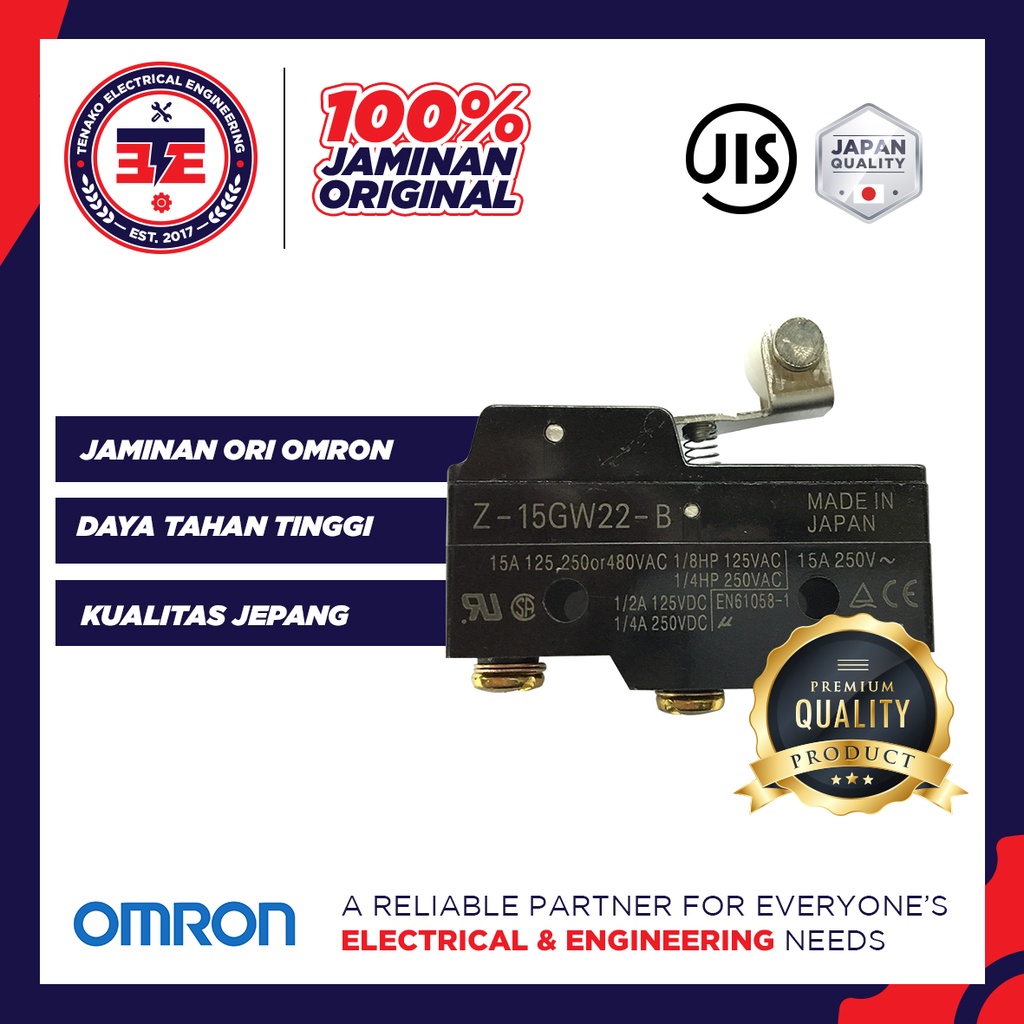 Jual OMRON Z-15GW22-B Limit Switch Original Omron | Shopee Indonesia