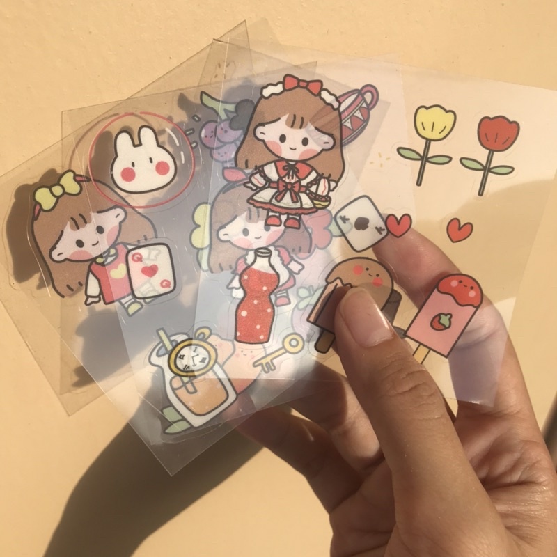 Jual Transparant Sticker // sticker bening tempel | Shopee Indonesia