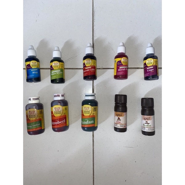 Jual Pewarna perasa pasta makanan Koepoe koepoe dan Toffieco | Shopee ...