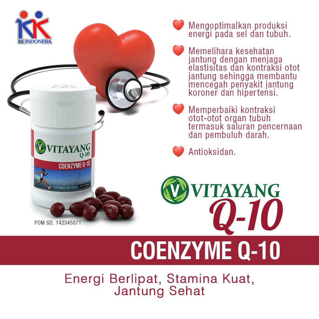 Jual Vitayang Coenzyme Q10 [30 softgels] | Shopee Indonesia