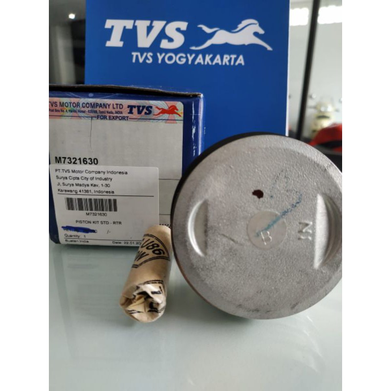 Jual Piston Kit STD - RTR piston set apache piston satu set TVS motor ...