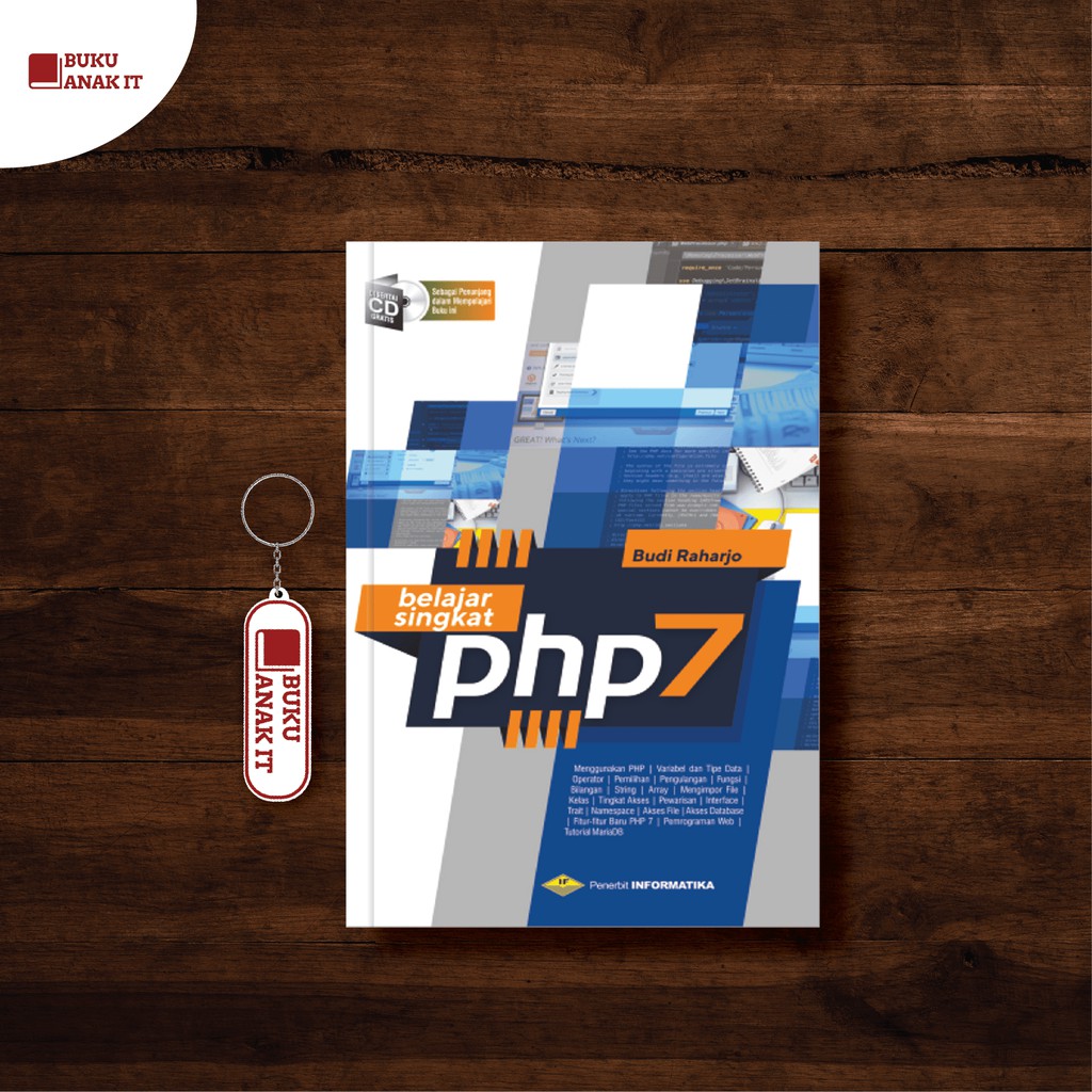 Jual BUKU BELAJAR SINGKAT PHP7 BONUS CD | BUDI RAHARJO | INFORMATIKA | Shopee Indonesia