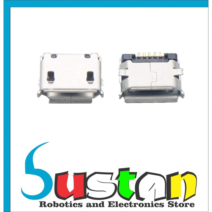 Jual Micro mini USB Socket MK5P MINIUSB Female 5p 5 p Pin SMD DIP ...