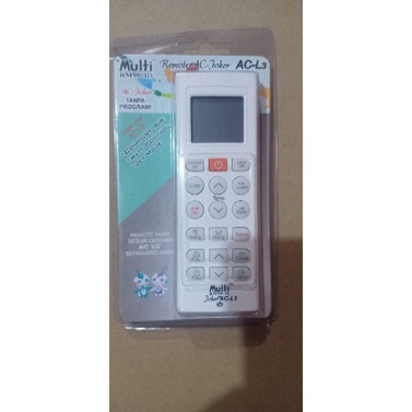 Jual Remote ac LG joker ac-L L L3 | Shopee Indonesia