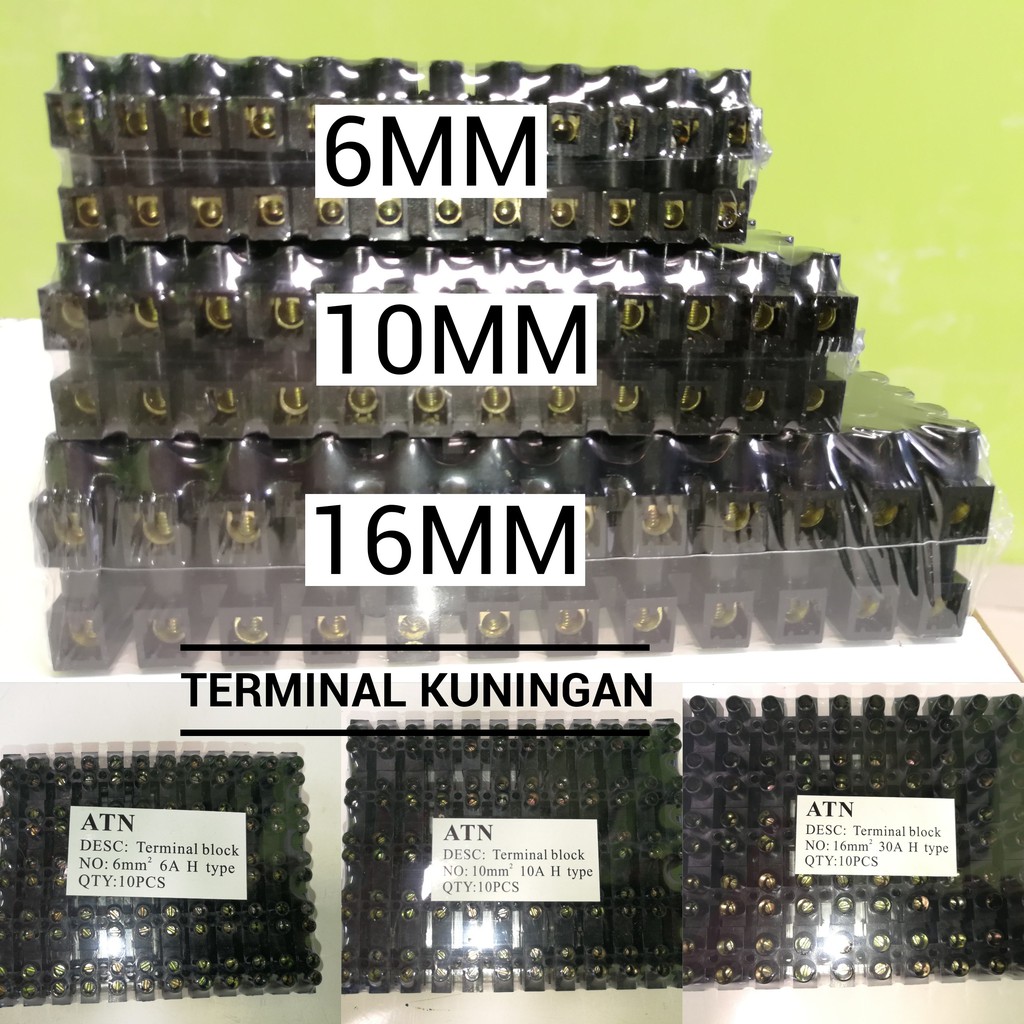 Jual COD-Terminal Blok Krustin 4mm/6mm/10mm/16mm/25mm 4A/6A/10A/30A ...