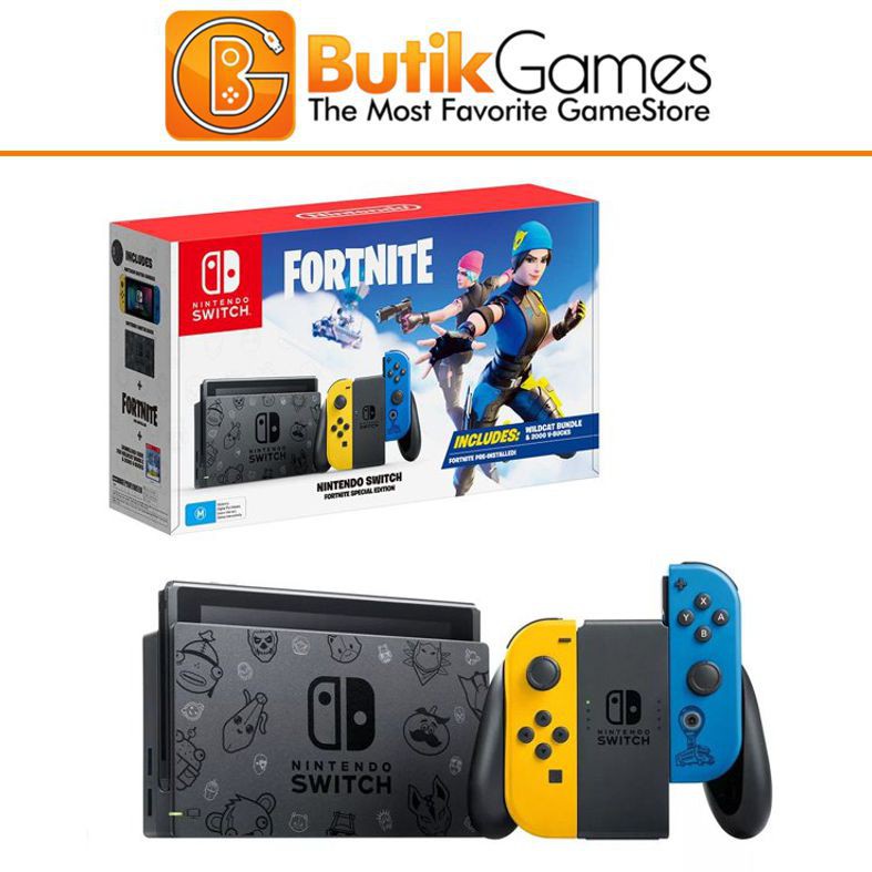 Jual Nintendo Switch V2 New Model Special Fortnite Edition | Shopee ...