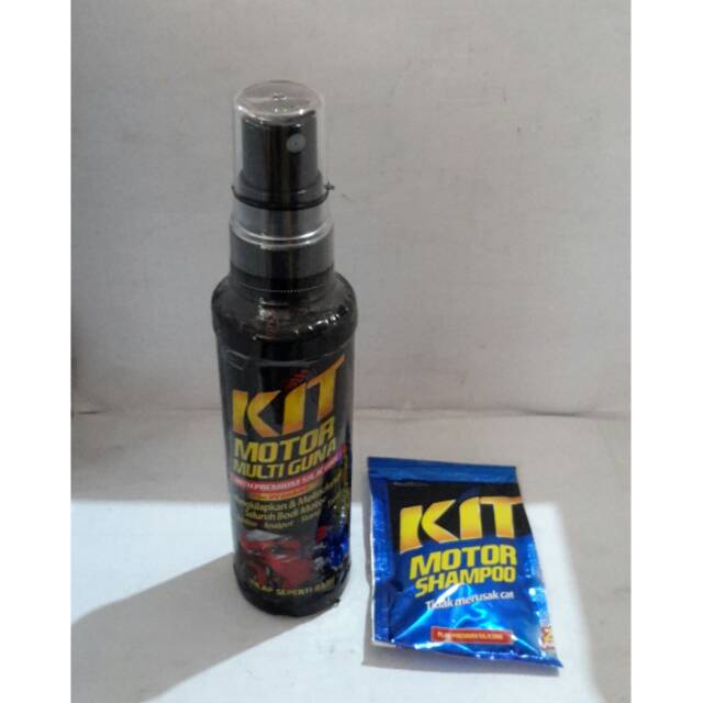 Jual Kit semprot motor multiguna 100ml bonus kit shampo cuci motor ...