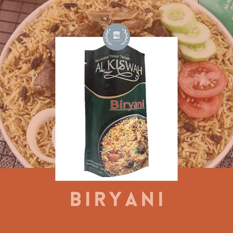 Jual Nasi BIRYANI Instan Al-Kiswah khas Timur Tengah | Shopee Indonesia