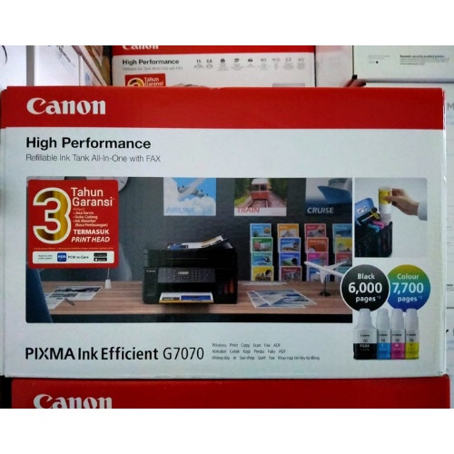 Jual Printer Canon Pixma G7070 Garansi Resmi 1 tahun | Shopee Indonesia