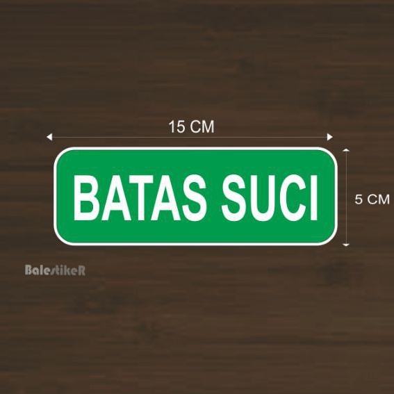 Jual stiker batas suci sticker | Shopee Indonesia
