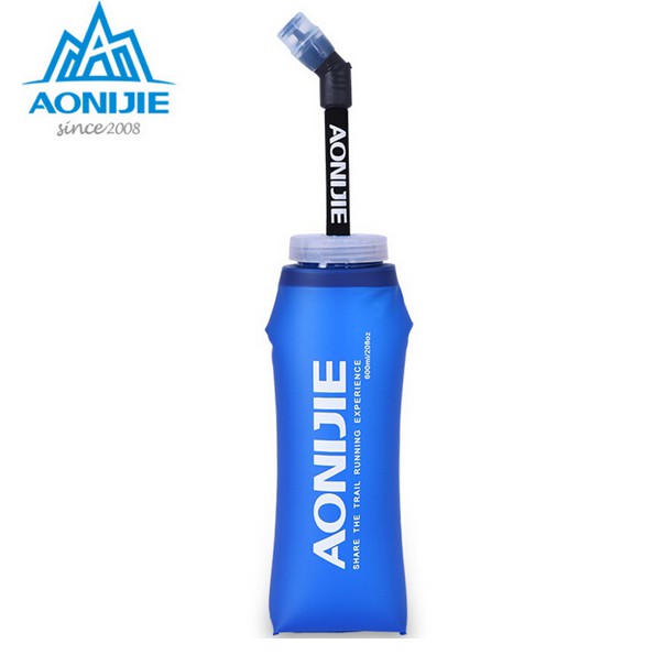 Jual Aonijie 600Ml Soft Flask With Long Straw - Biru | Shopee Indonesia