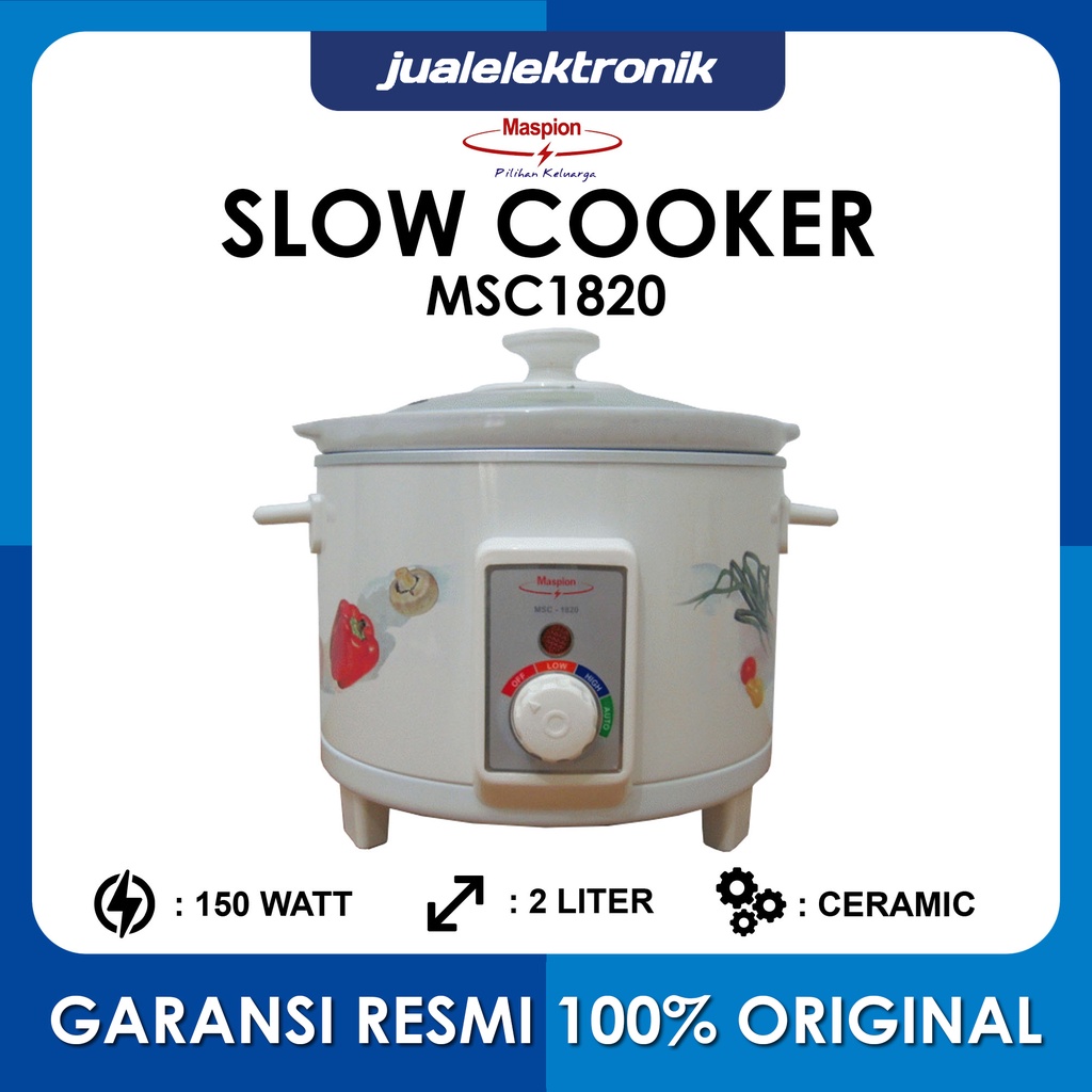Jual Maspion Slow Cooker 2 Liter - MSC1820 | Shopee Indonesia