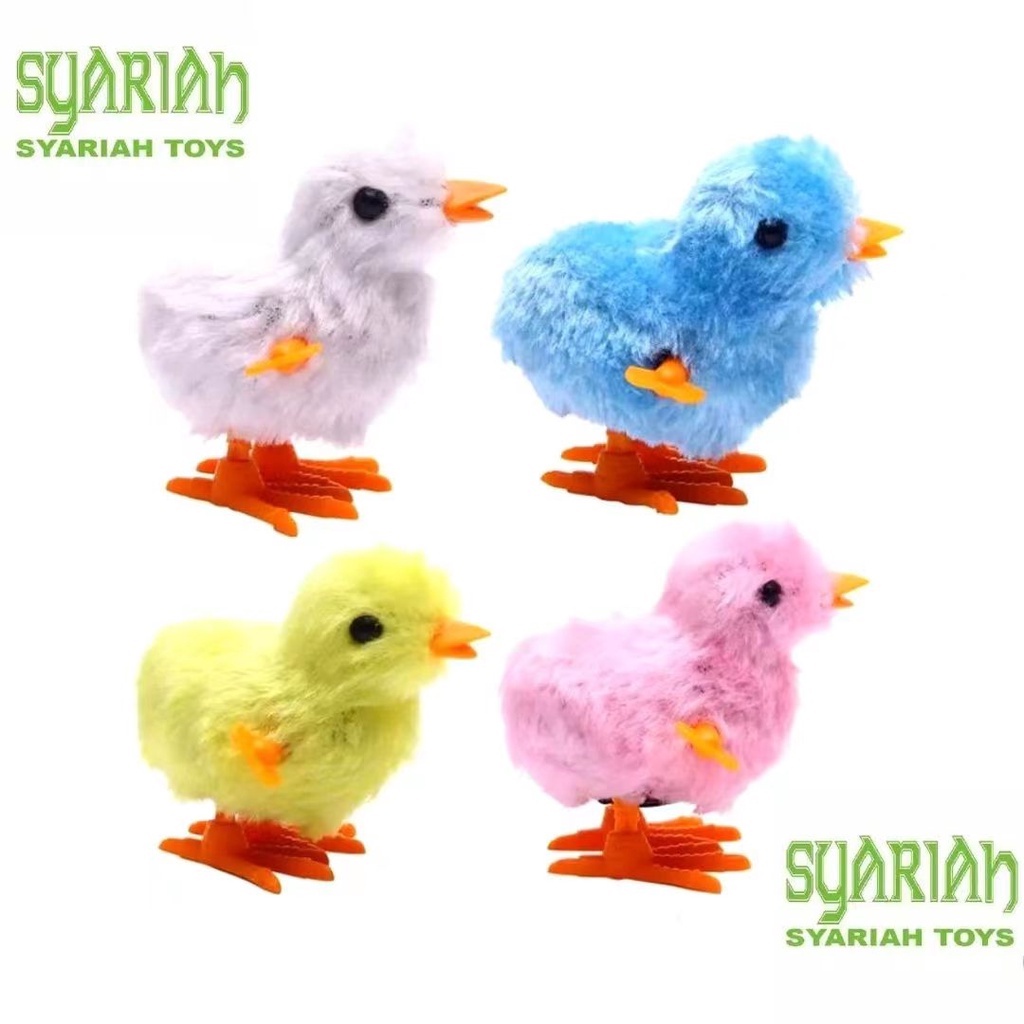 Jual SYARIAH TOYS MAINAN ANAK AYAM WARNA RANDOM AYAMAN KUNCI PUTAR ...