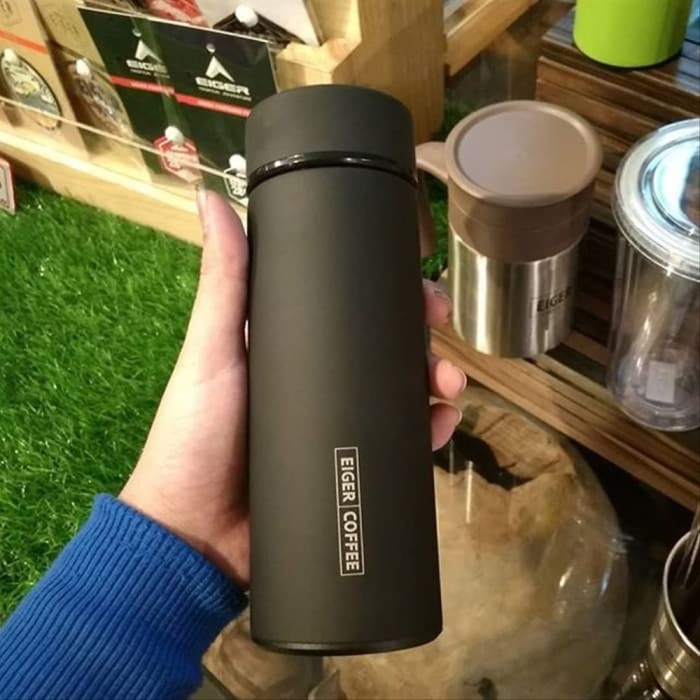 Jual BEST SELLER Botol Eiger Coffe Thermos Dove 380ML Bottle Ori | Shopee Indonesia