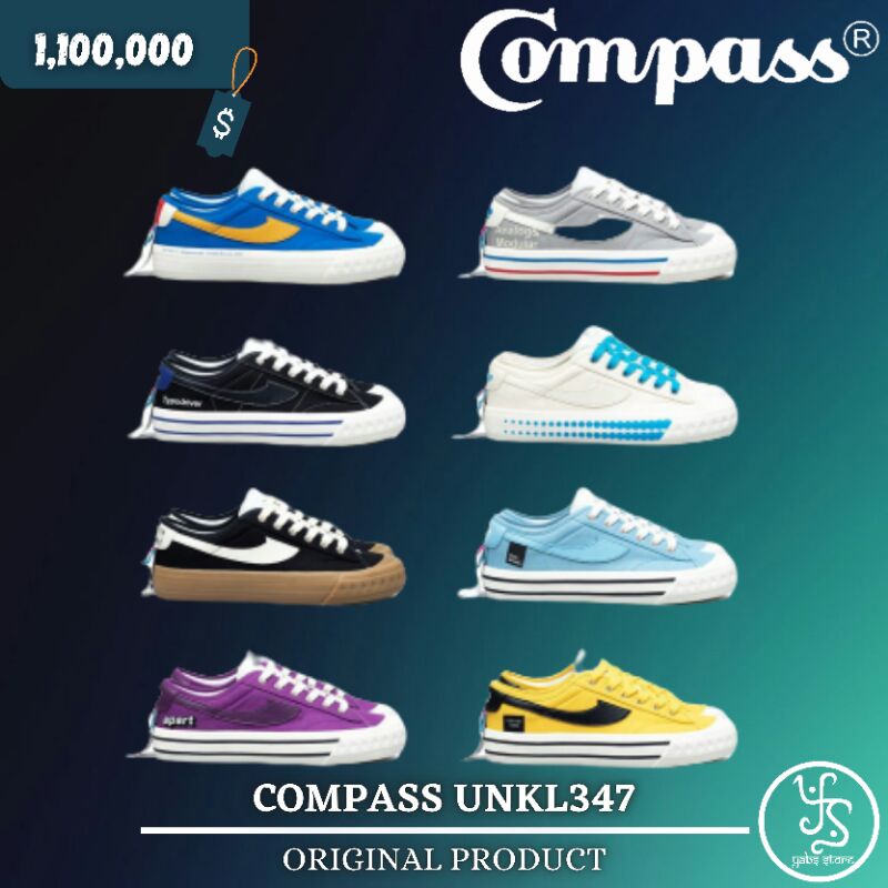 Jual [ LIMITED ] Compass X Unkl347 Low " Quarter Of A Century " Brand ...