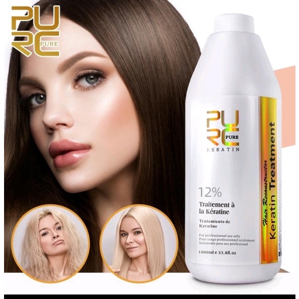 Jual KERATIN HAIR TREATMENT SMOOTHING RAMBUT BRAZILIAN PUC 1kg 8% 12% ...