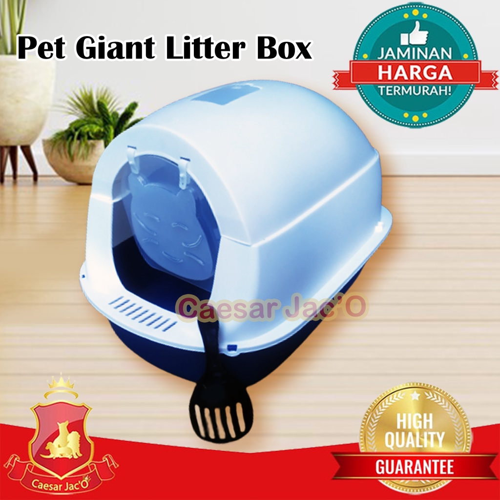 Jual Bak Kotak Pasir Tertutup Kucing Jumbo / Cat Litter Box Giant ...