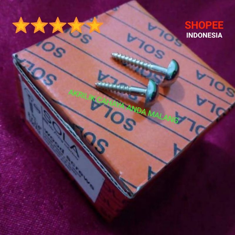Jual Sekrup kaca, sekrup tutup, sekrup sola | Shopee Indonesia