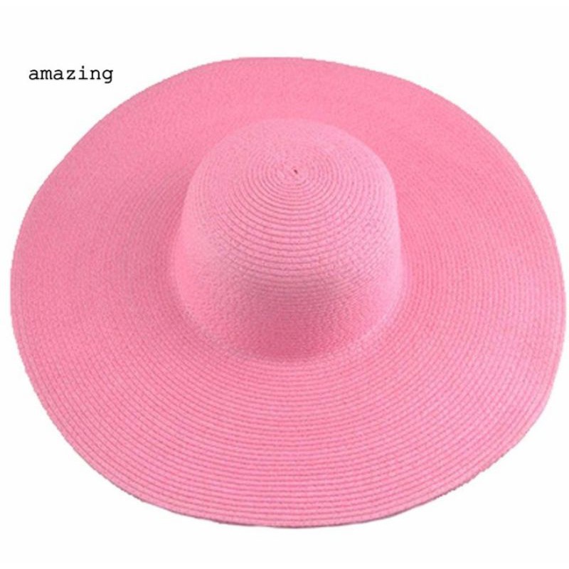 Jual Topi pantai lebar Topi anti UV Topi Paper Topï pantai tikar anyam ...