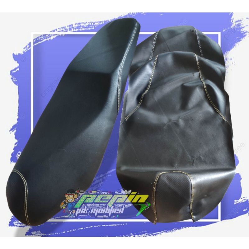 Jual Kain Jok Motor Matic Model MBtech Samping Motif Karbon Jahit Warna ...