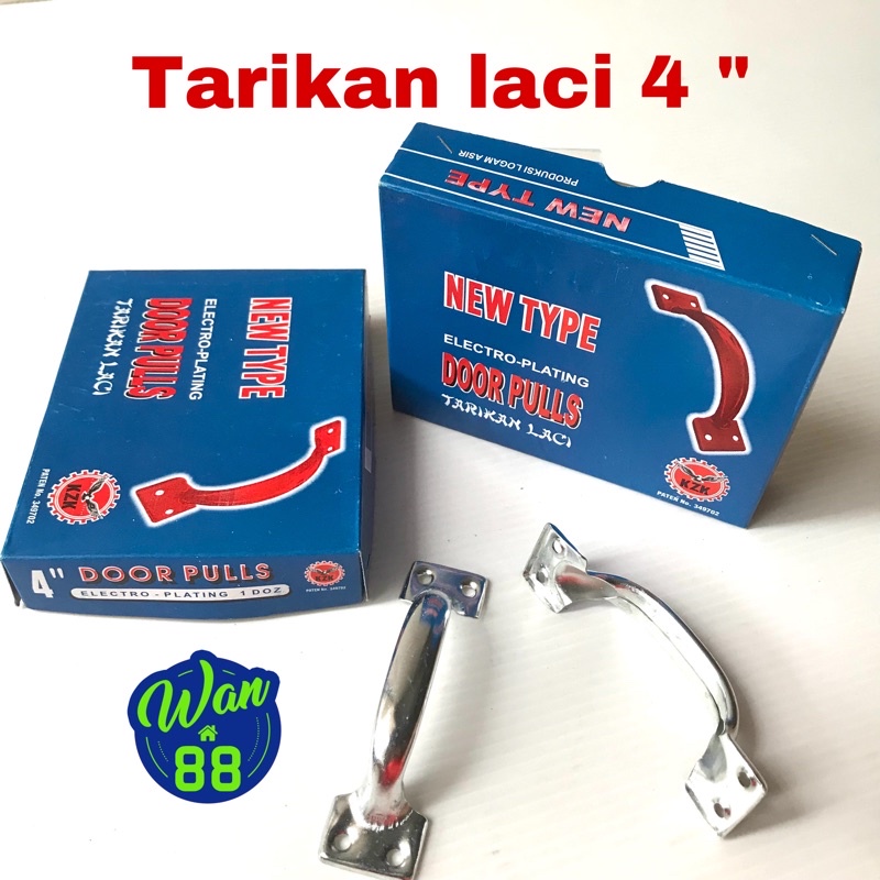 Jual Tarikan laci/ lemari KZK 4" Electro plating harga per 1 pcs ...