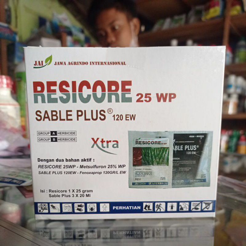 Jual Paket Herbisida tanaman padi Resicore + sable plus untuk 1 tangki ...