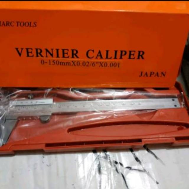 Jual Vernier Caliper 6 inch 0.02 Toki Japan sigmat 6 inch 150 mm jangka sorong 6 inch | Shopee ...