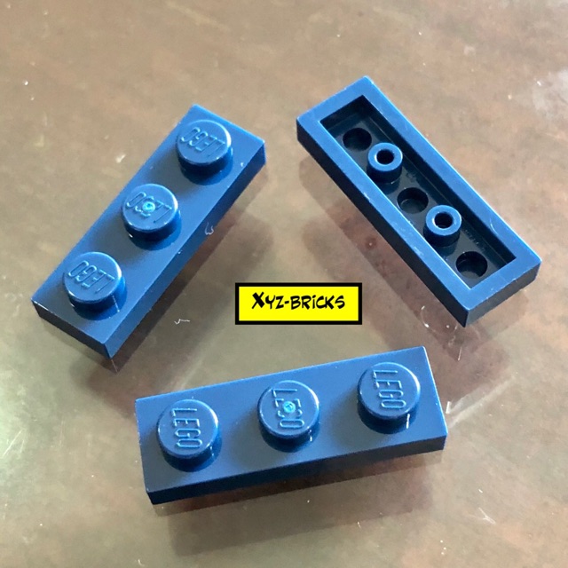 Jual LEGO PARTS 4177735 - Plate 1x3 Earth Blue | Shopee Indonesia