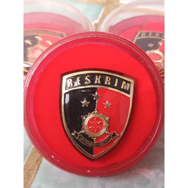 Jual PIN PDH RESKRIM POLRI kualitas premium lapis dasar mika /pin ...