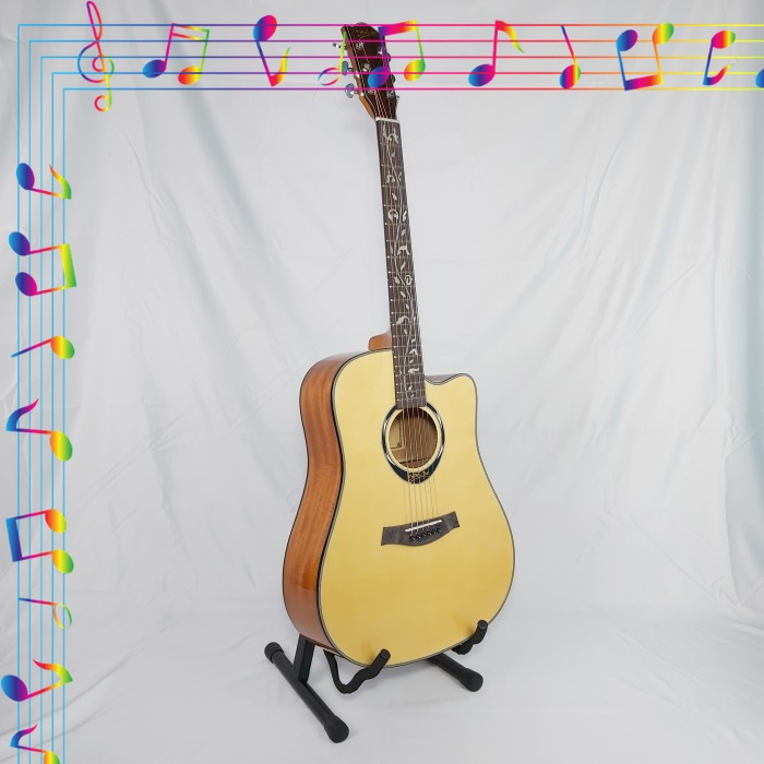 Jual GITAR AKUSTIK GUITAR ACOUSTIC DEVISER L-820B TOP SPRUCE BACK SIDE ...