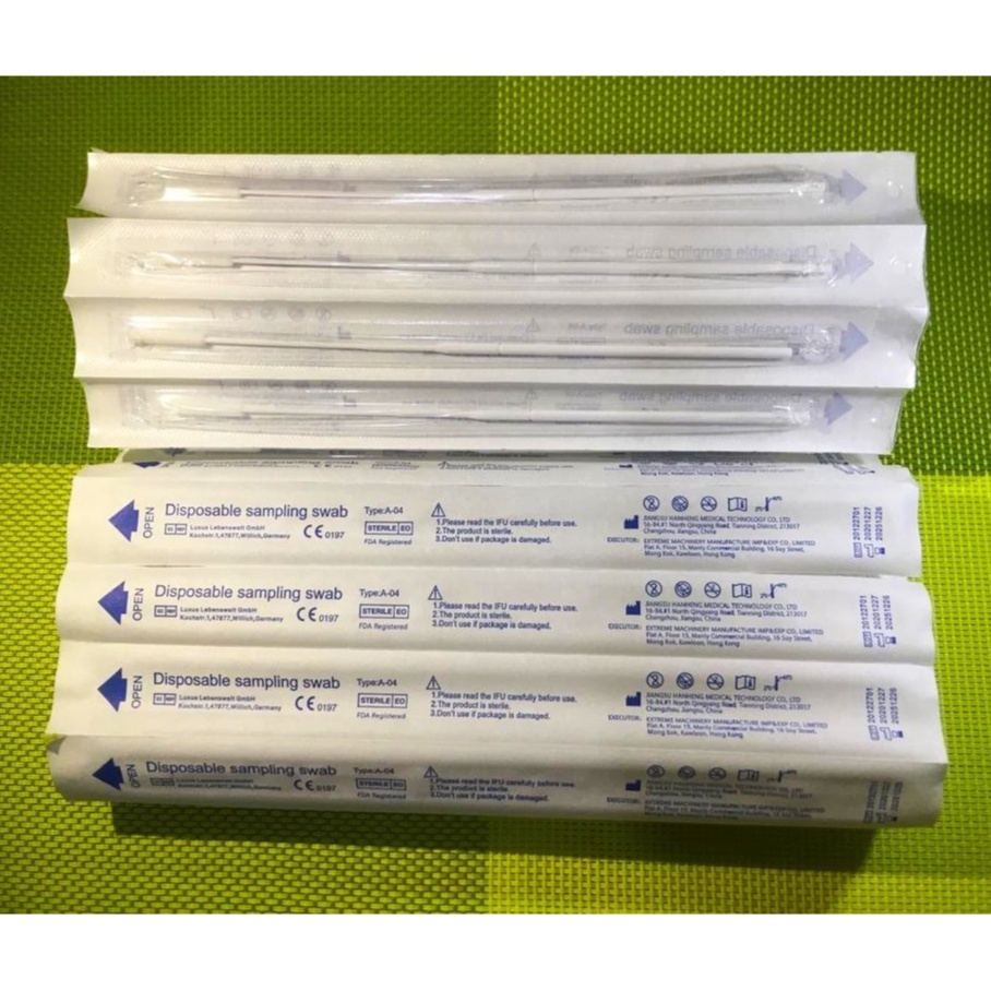 Jual Specimen Collection Swab NASAL ABBOT / Nasofaring Steril / Flocked ...