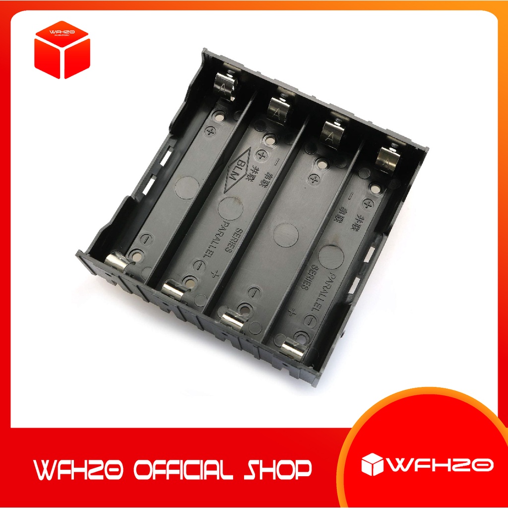 Jual Baterai Case 18650 4 Slot Paralel / Seri Battery Holder Tempat ...