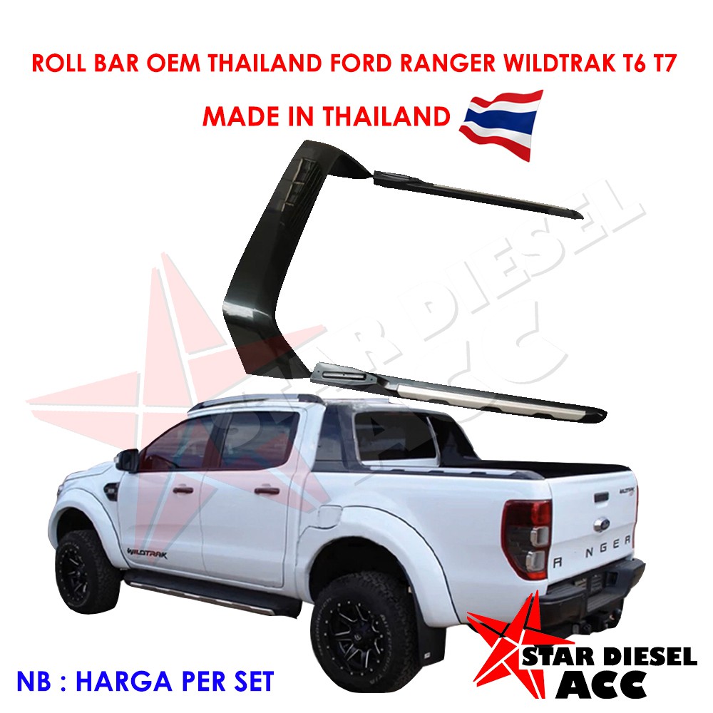 Jual SPOILER ROLL BAR FORD RANGER SAYAP BAK BELAKANG FORD RANGER T6 T7 ...